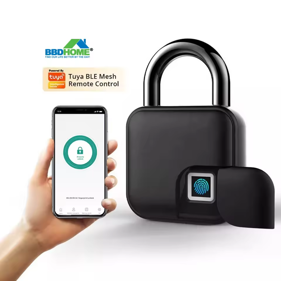 Anti-Smart Smart Fingerprint Padlock Waterproof Gym TTlock Smart ...