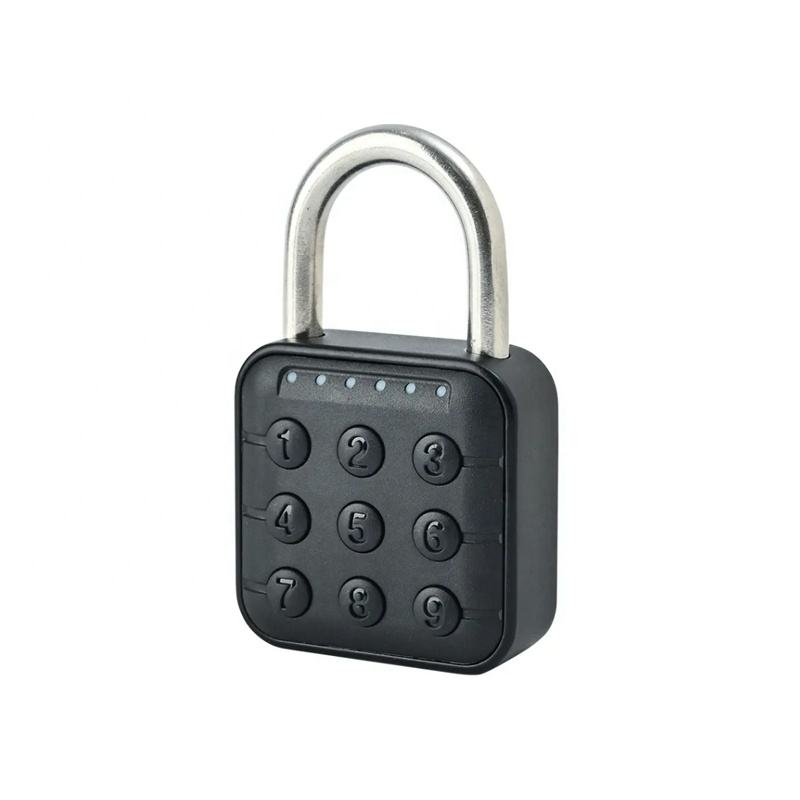 Zinc alloy IP67 waterproof smart 6 digit code padlock CR2032 button ...