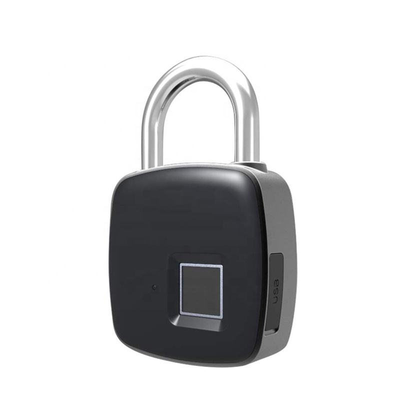 Smart Fingerprint Padlock Biometric P3 Waterproof Lock with Finger ...