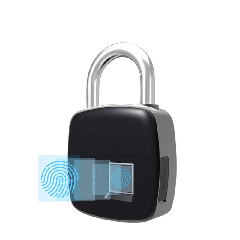 Smart Fingerprint Padlock Biometric P3 Waterproof Lock with Finger ...
